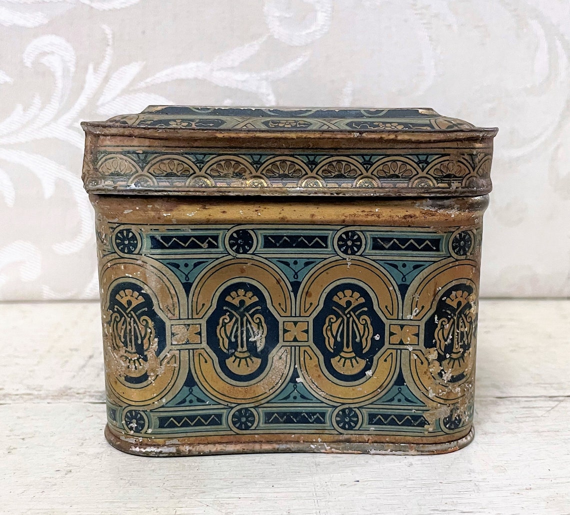 Late 1800s Antique Coconut Tin Metropolitan Cocoanut Ornate - Etsy