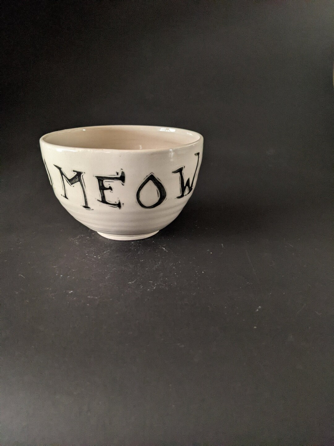 Meow Cat Bowl - Etsy