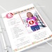 School Memories Keepsake Book | Personalized Scrapbook Pages | First ...