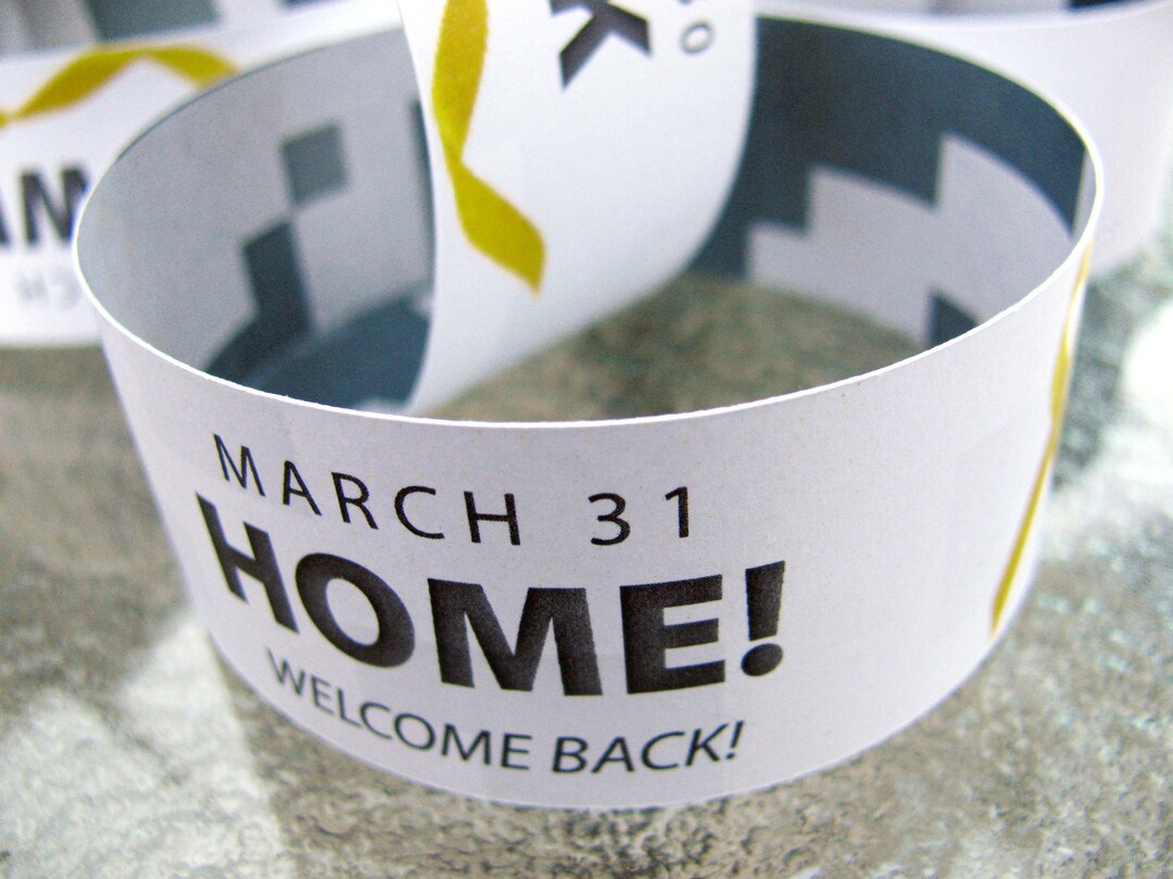 Custom Military Deployment Weekly Countdown Paper Chain | Personalized ...