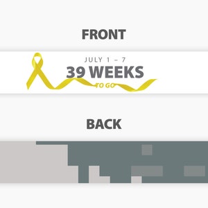 Custom Military Deployment Weekly Countdown Paper Chain | Personalized ...