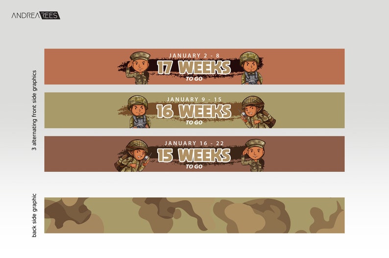 Custom Military Deployment Weekly Countdown Paper Chain - Etsy