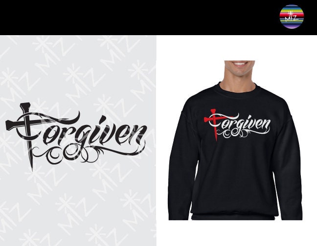Forgiven SVG Cut Files Forgiven Svg DXF Cutting Files | Etsy
