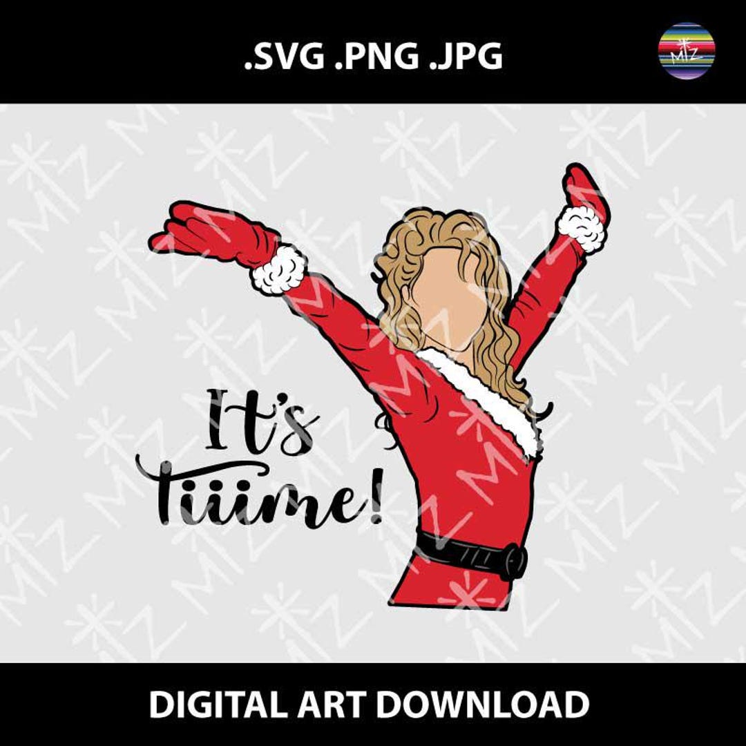 It's Time!, SVG File, PNG File, JPG File, Digital Clip Art, High ...