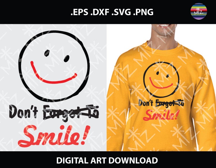 Joker Don't Forget to Smile SVG Cut Files Don't - Etsy