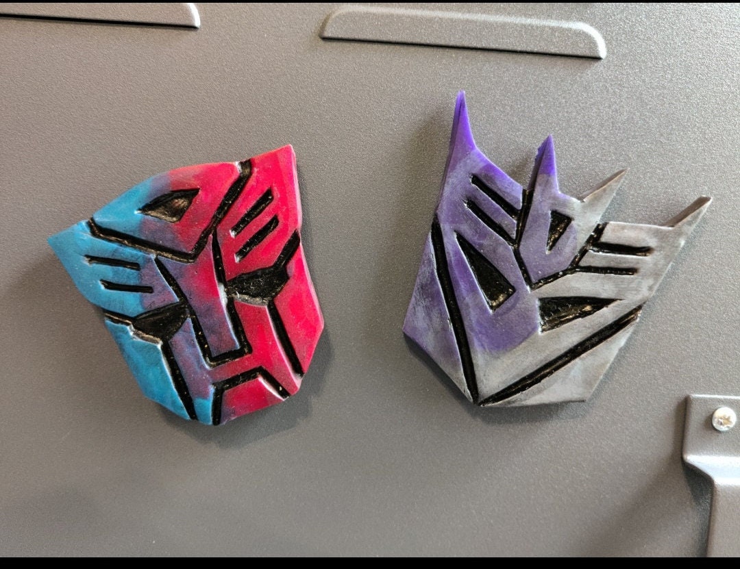 Transformers Emblem Magnets - Etsy