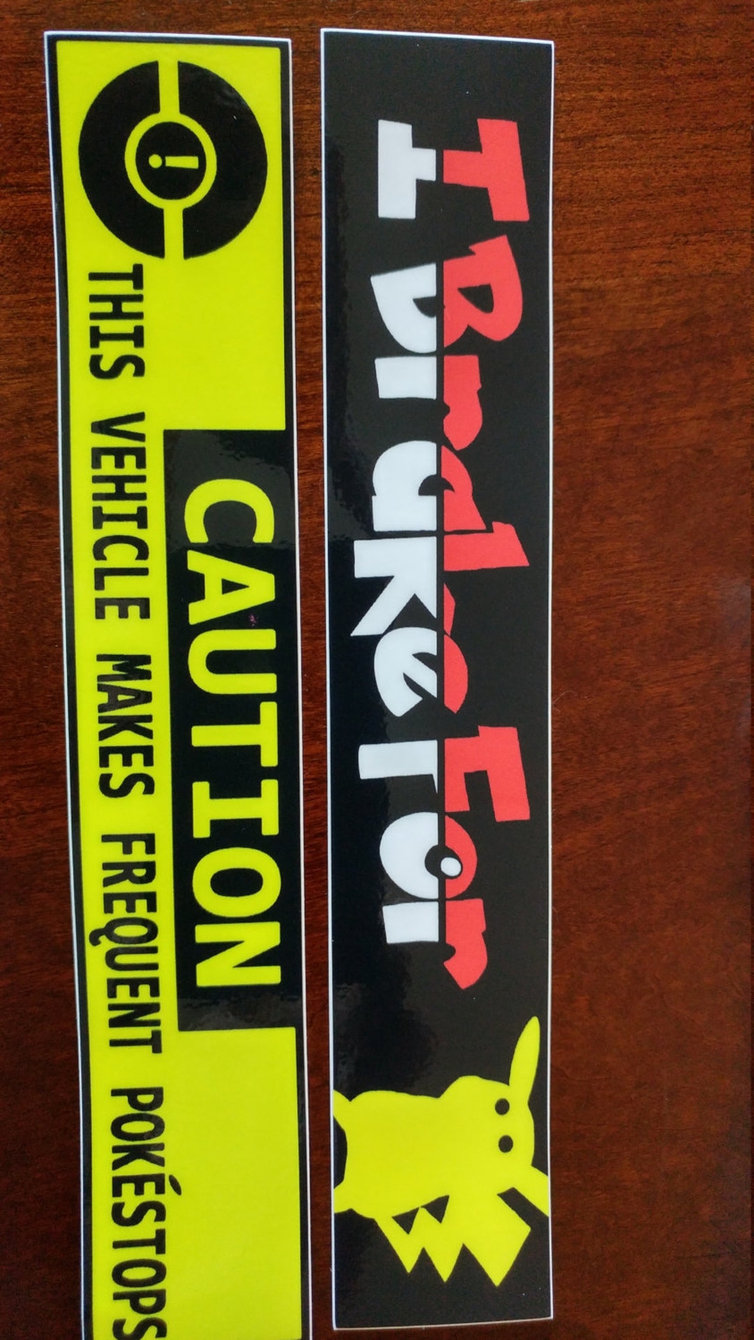 Pokemon Bumper Sticker 2 Pack - Etsy
