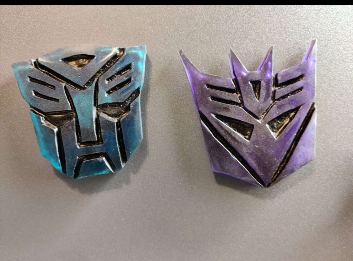 Transformers Emblem Magnets - Etsy