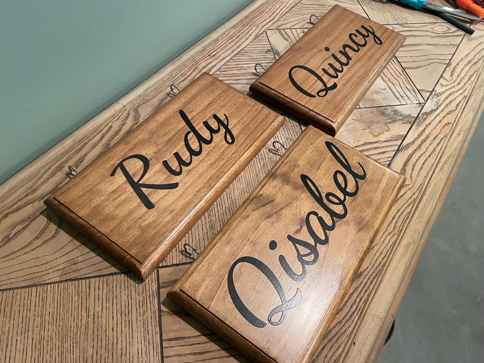 Horse Stall Sign, Stable Name Plate, Barn Name Sign, Horse Stall Name ...