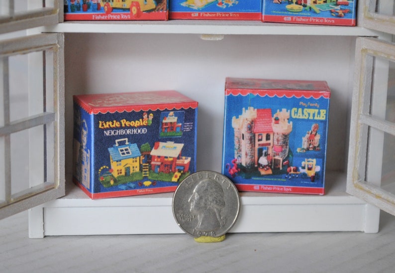 Dollhouse Miniatures Doll's Toy Box Choose From 11 - Etsy