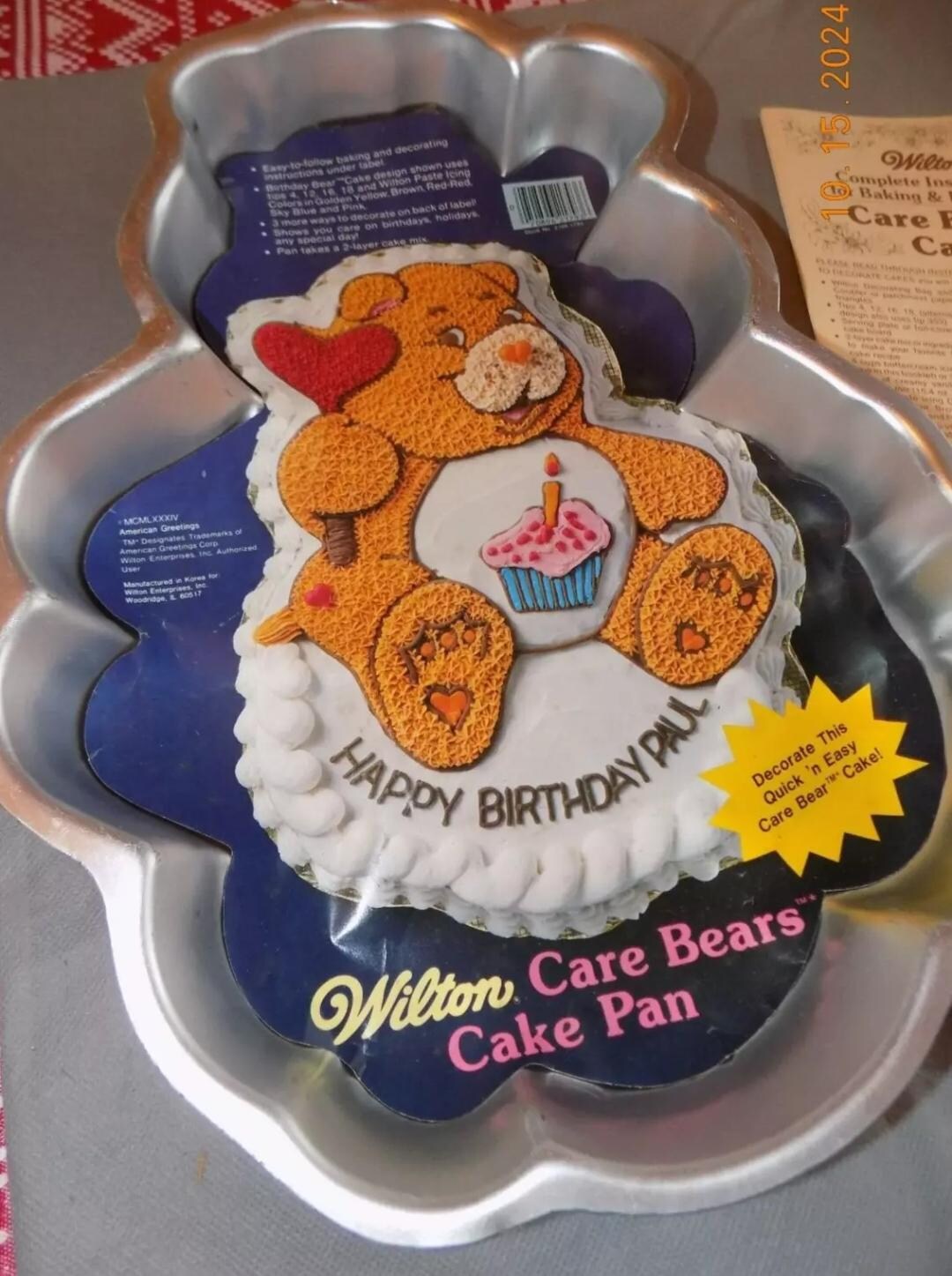 Vintage Wilton Care Bear Cake Pan - Etsy