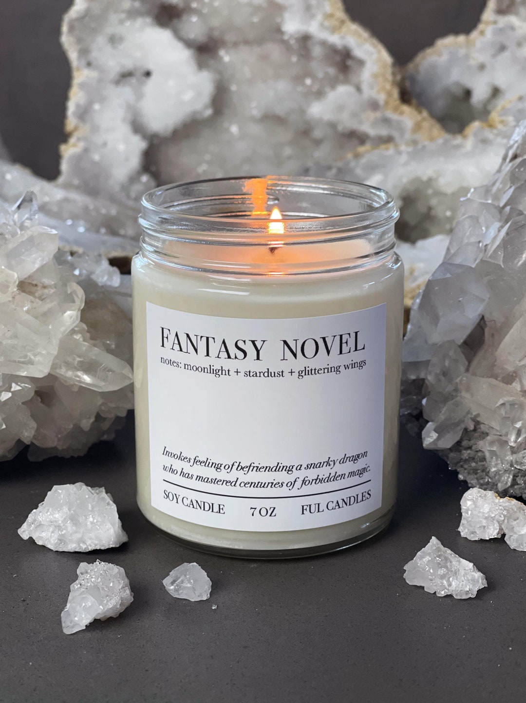 7 Oz Fantasy Novel (moonlight, Stardust, Glittering Wings) Hand Poured ...