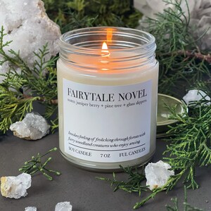 Set of 5 Novel Candles (classic, Fairytale, Fantasy, Mystery, Romance ...