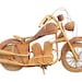1960's Life Size Rattan Motorcycle, Bamboo and Wicker Harley Davidson ...