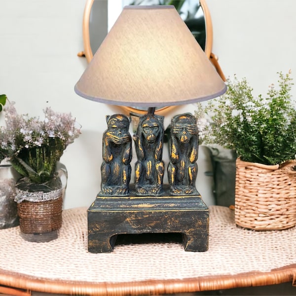 Monkey Lamp - Etsy