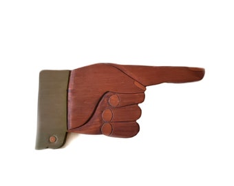 Pointing Sign - Etsy