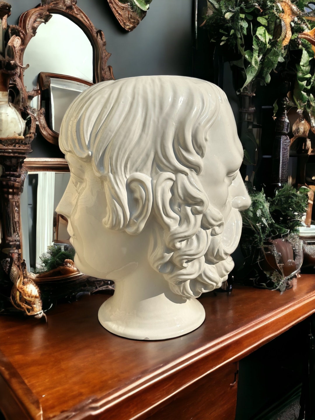 Rare Double Face Vase / Xlarge Vintage Taste Seller Sigma Italy ...
