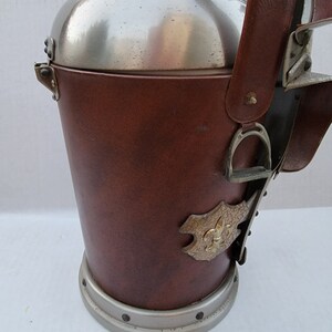 Rare Medieval Horned Helmet Ice Bucket With Wind up Music Player / Faux ...