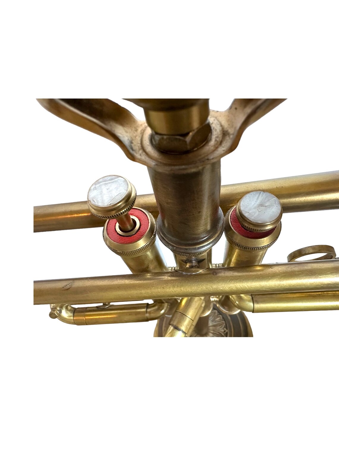 Vintage Musical Trumpet Table Lamp, Upcycled Brass Horn Lamp ...