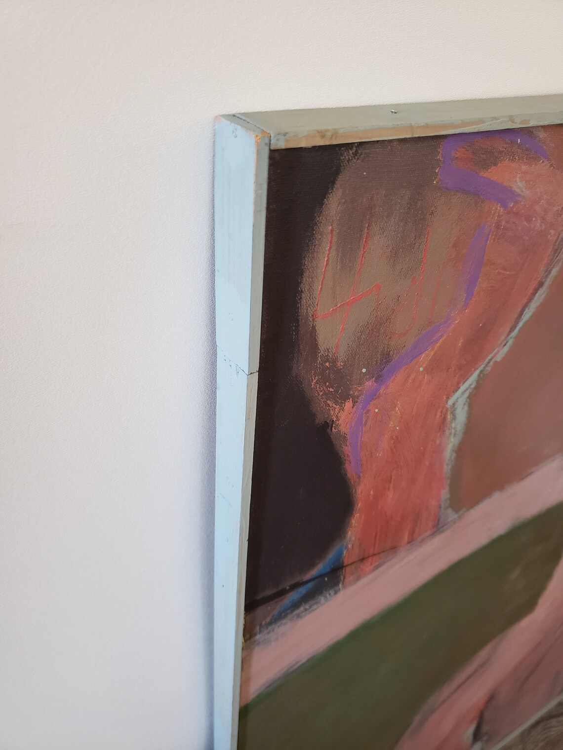 Large 40x30 Original Signed Charles Li HIDLEY Abstract Female | Etsy