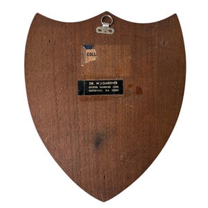 Rare Vintage Harvard University Wooden Shield Plaque, Classic ...