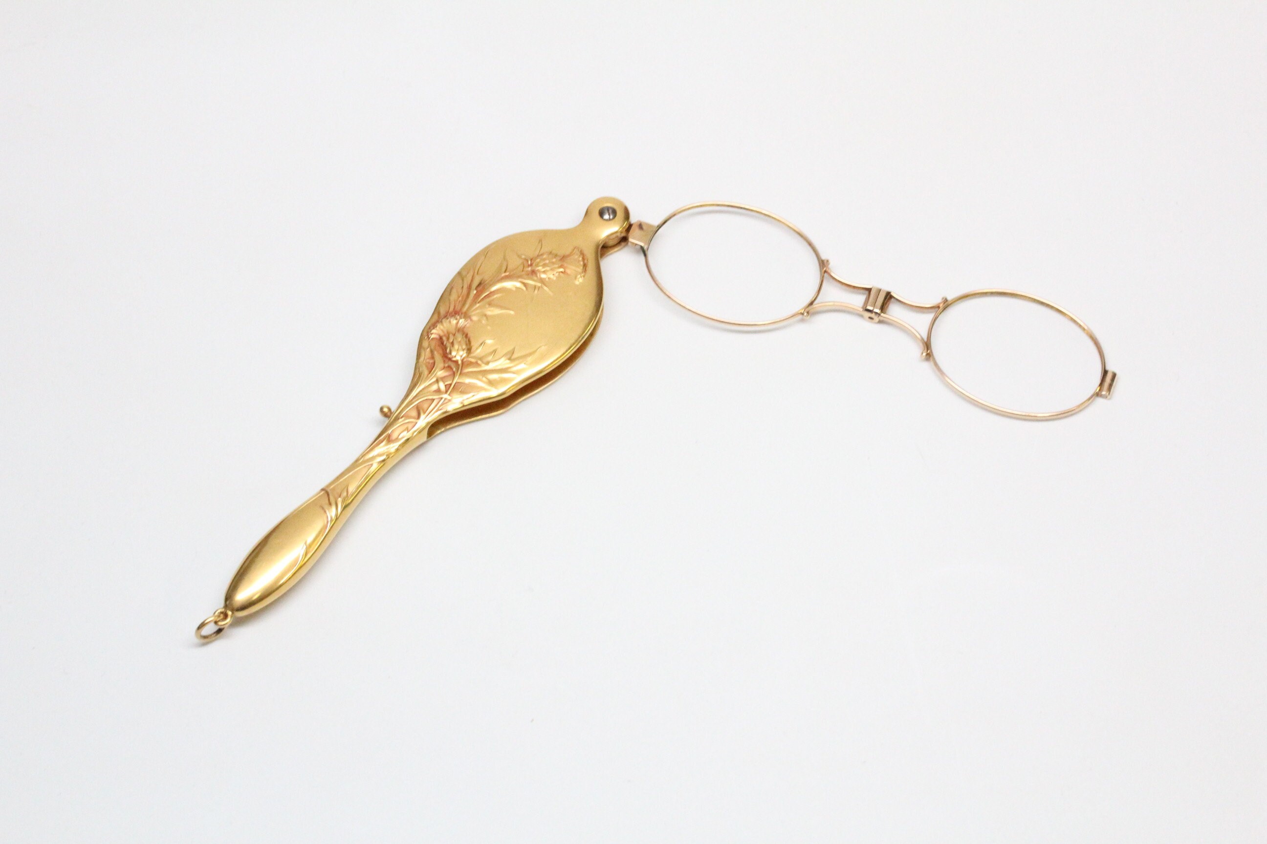 Art Nouveau 14k Gold Lorgnette With Original Box Absolutely - Etsy
