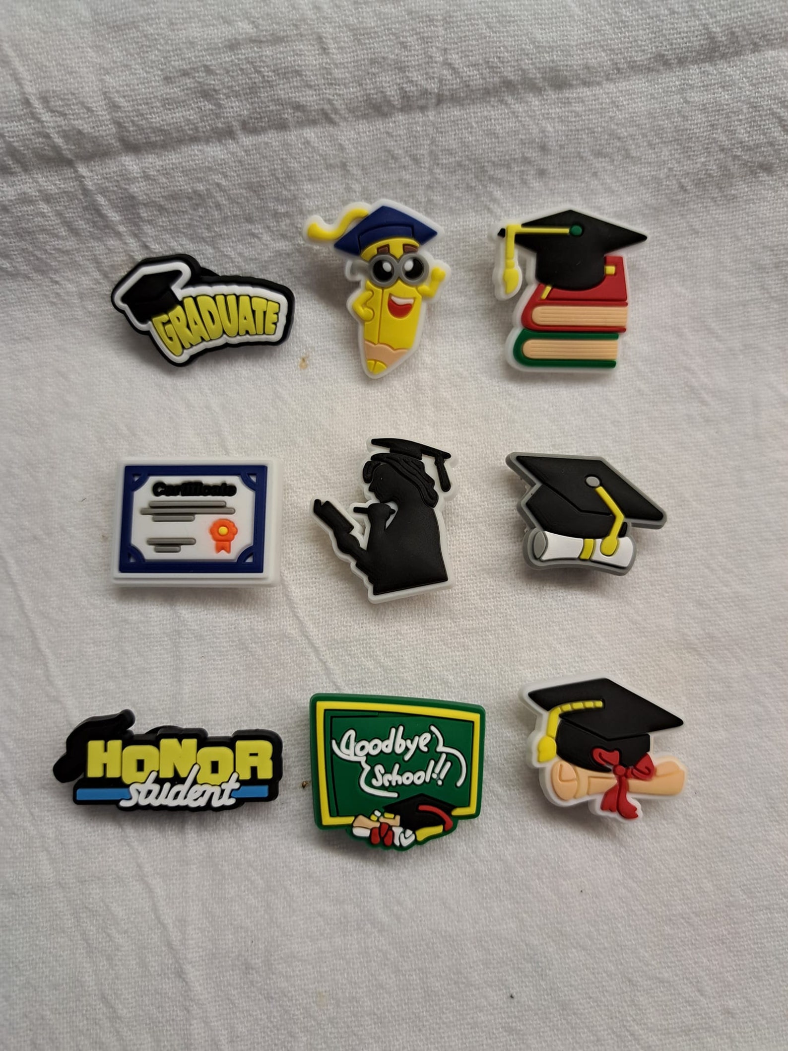 GRADUATION HONORS STUDENT Teachers Shoe Charms Supplies Backpack ...