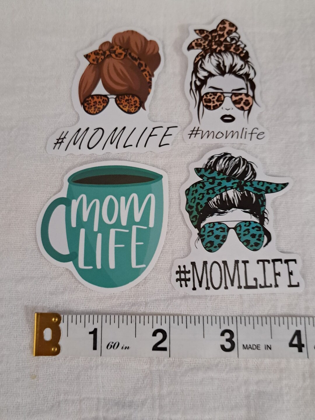 DIVA MOM LIFE Themed Stickers Decal Decorating Scrapbooking Laptop ...