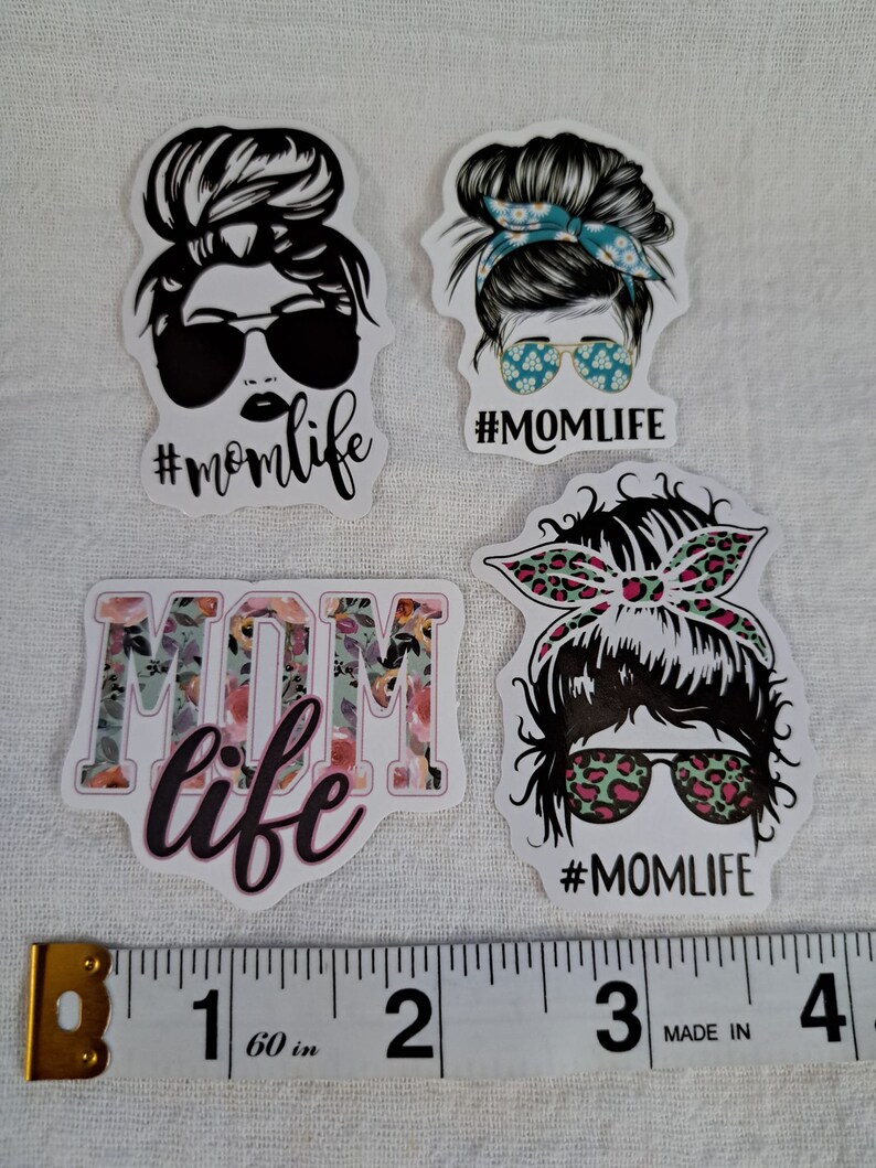 DIVA MOM LIFE Themed Stickers Decal Decorating Scrapbooking Laptop ...
