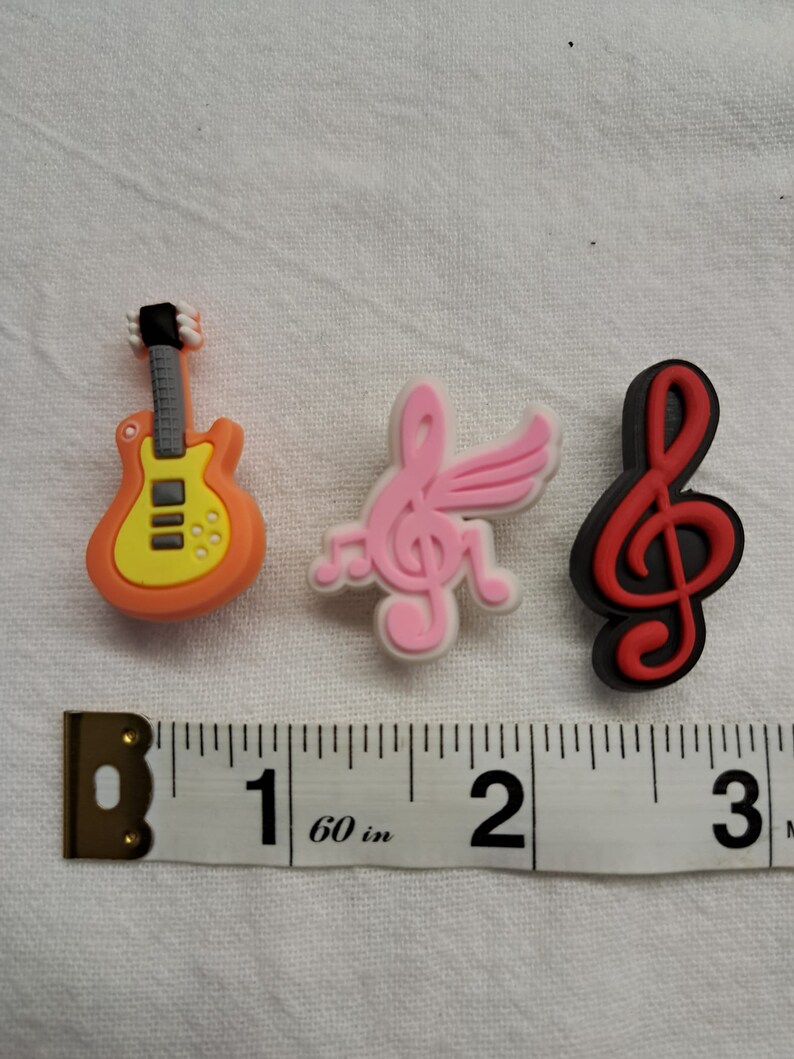 Musical Shoe Charms Music Play Instruments - Etsy
