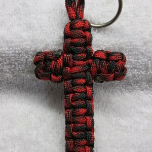 Macrame Paracord Cross Keyring - Etsy