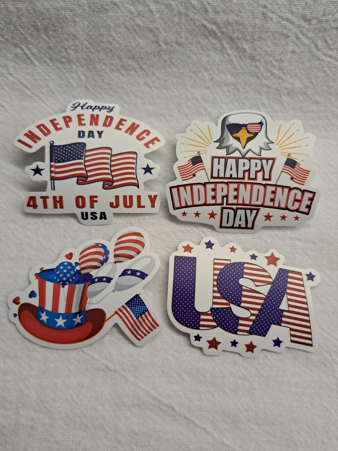 INDEPENDENCE DAY PATRIOTIC Stickers Decal Decorating Scrapbooking ...