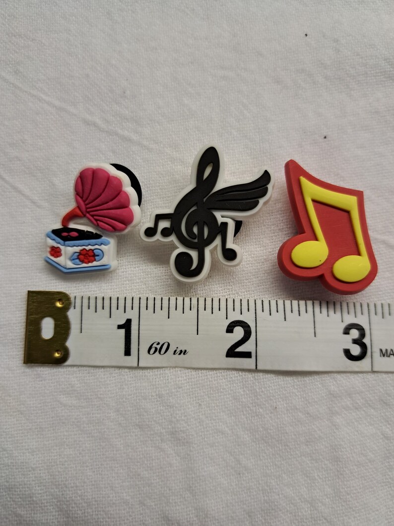 Musical Shoe Charms Music Play Instruments - Etsy