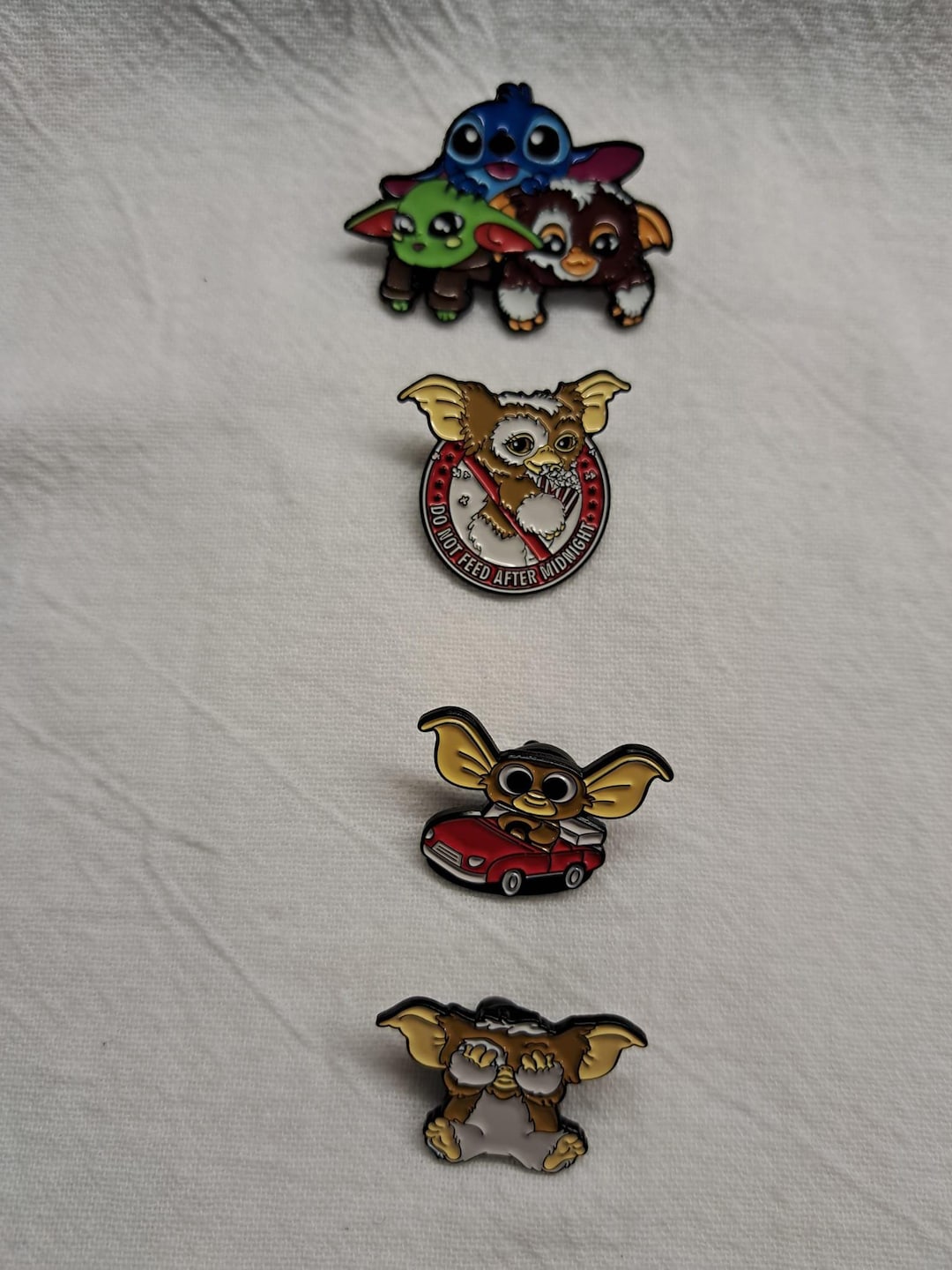 INFAMOUS CHARACTER 80's set of 4 Early Popular Alien Film Movie Theater ...