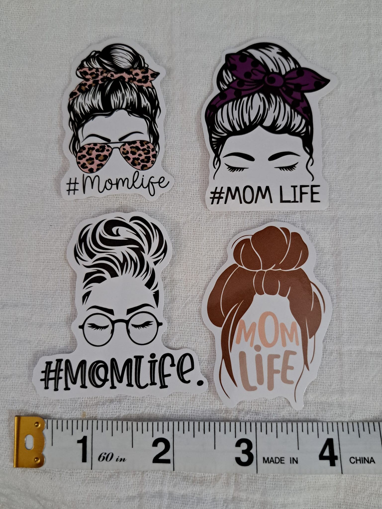 DIVA MOM LIFE Themed Stickers Decal Decorating Scrapbooking Laptop ...