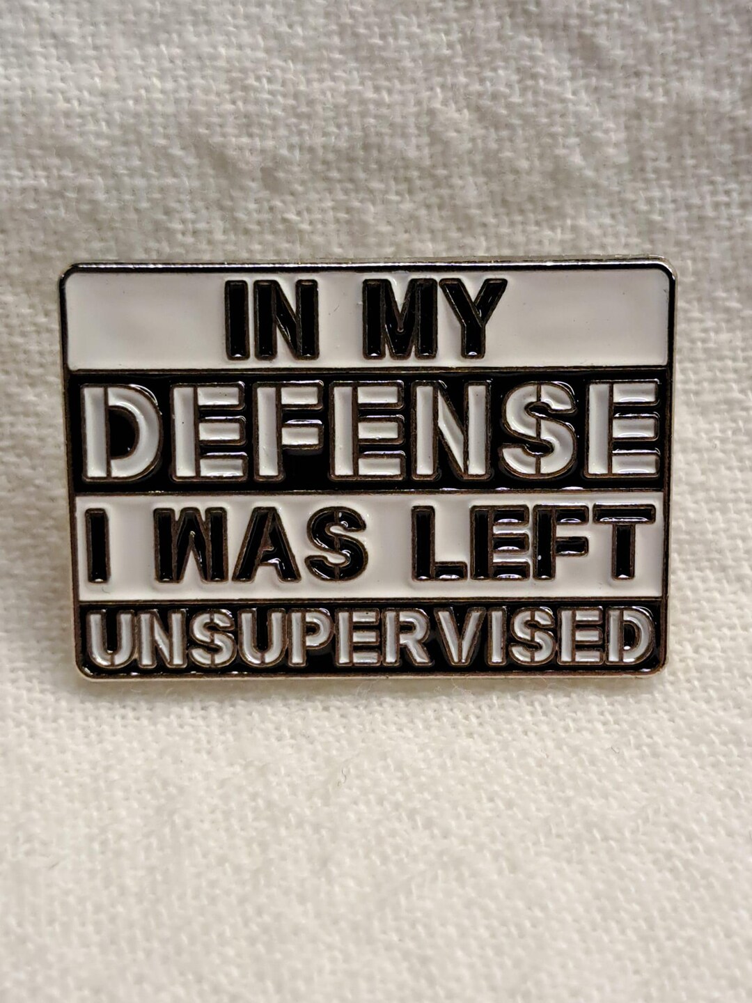 SNARKY HUMOROUS FUNNY Joke Lapel Stick Pin Brooch Hat Jackets Clothing ...