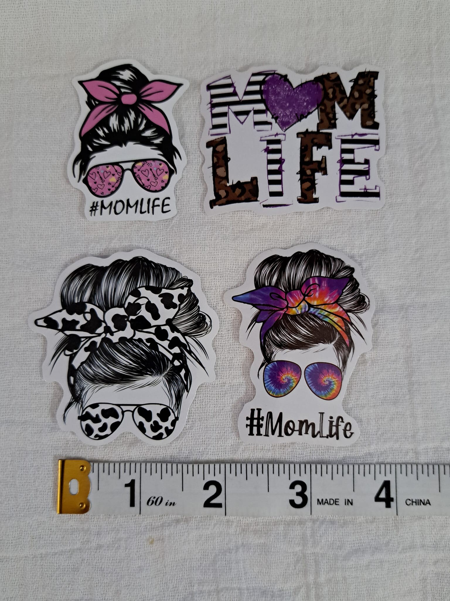 DIVA MOM LIFE Themed Stickers Decal Decorating Scrapbooking Laptop ...