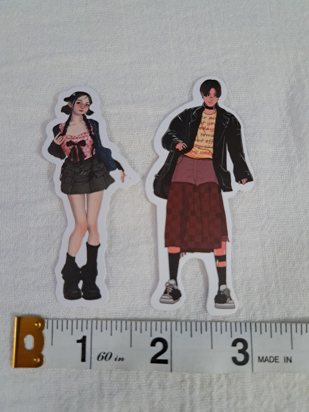 DIVA BOY & GIRL Themed Stickers Decal Decorating Scrapbooking Laptop ...