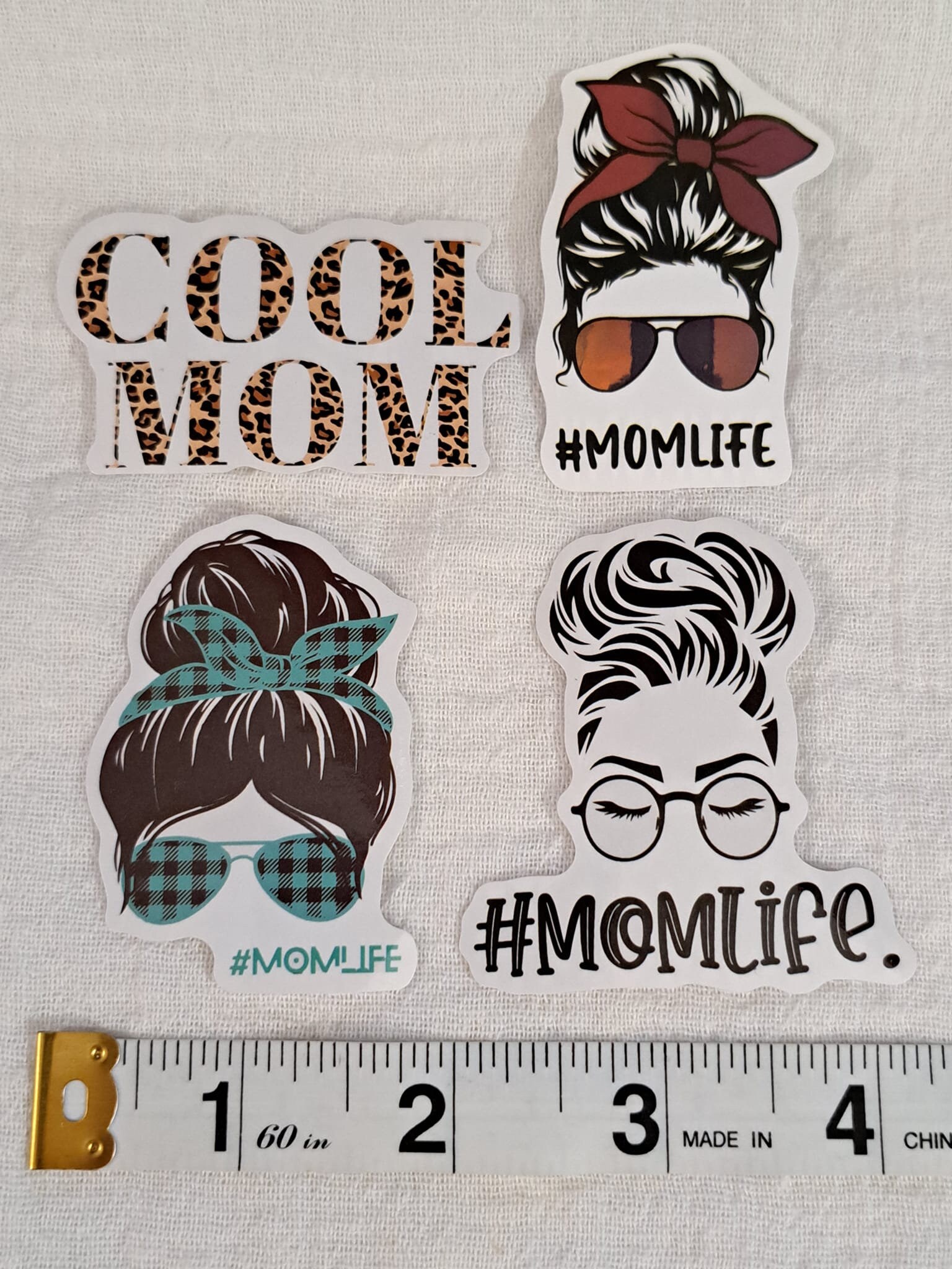DIVA MOM LIFE Themed Stickers Decal Decorating Scrapbooking Laptop ...