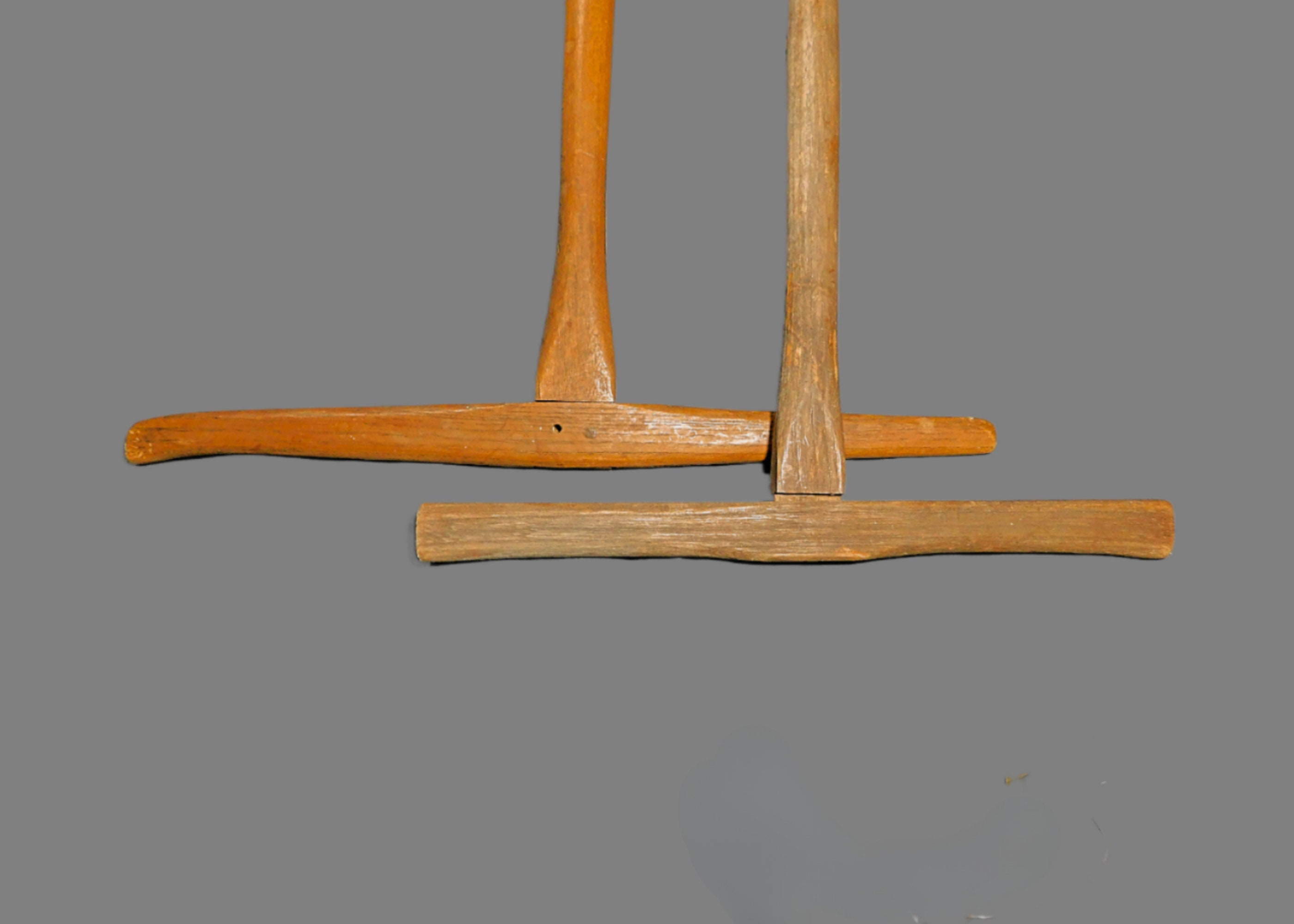 Two Antique Primitive Niddy Noddy Yarn Skein Winder - Hand Spinning ...