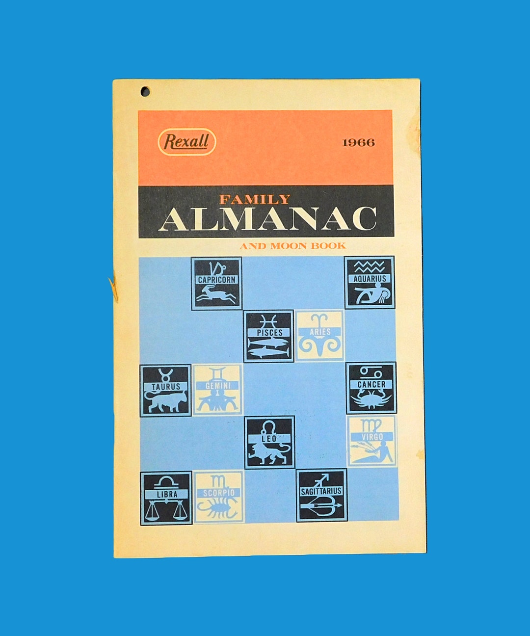 Vintage 1966 REXALL Family Almanac and Moon Book - Planting Guides ...