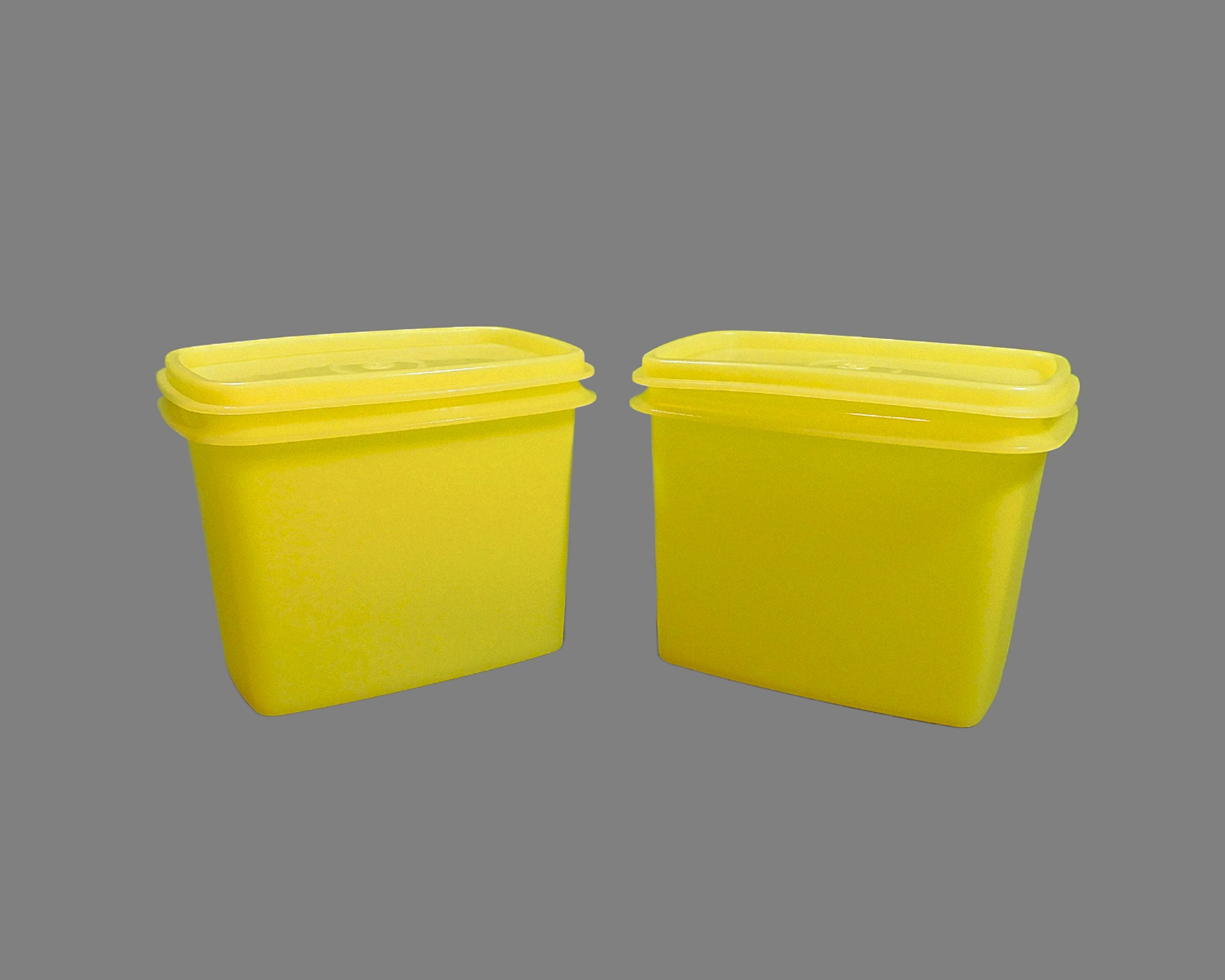 Two Vintage TUPPERWARE Rectangular Shelf Saver Containers 1243 With ...