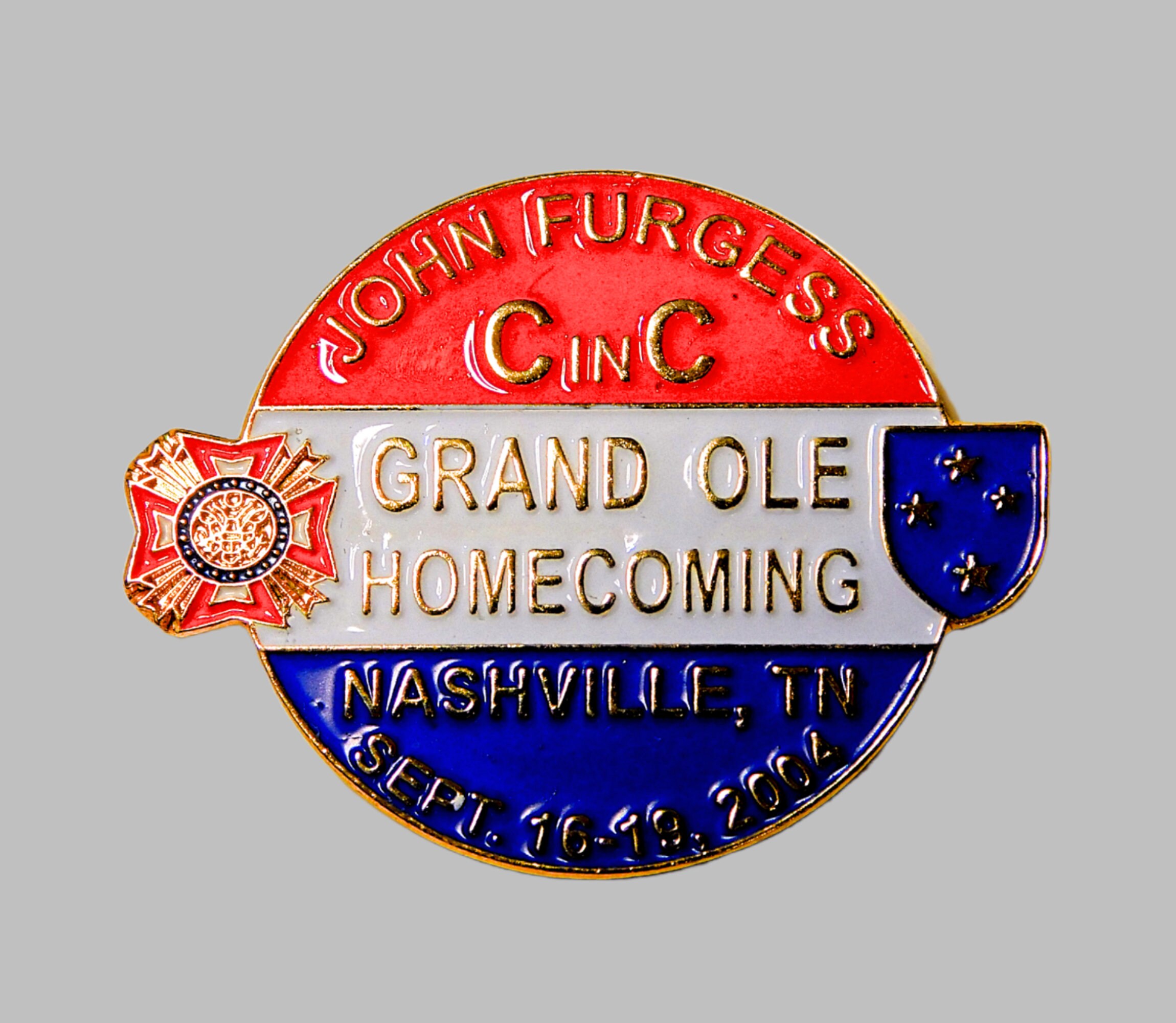 4 Vintage VFW Veterans of Foreign Wars Pins Brooches Including 100th ...