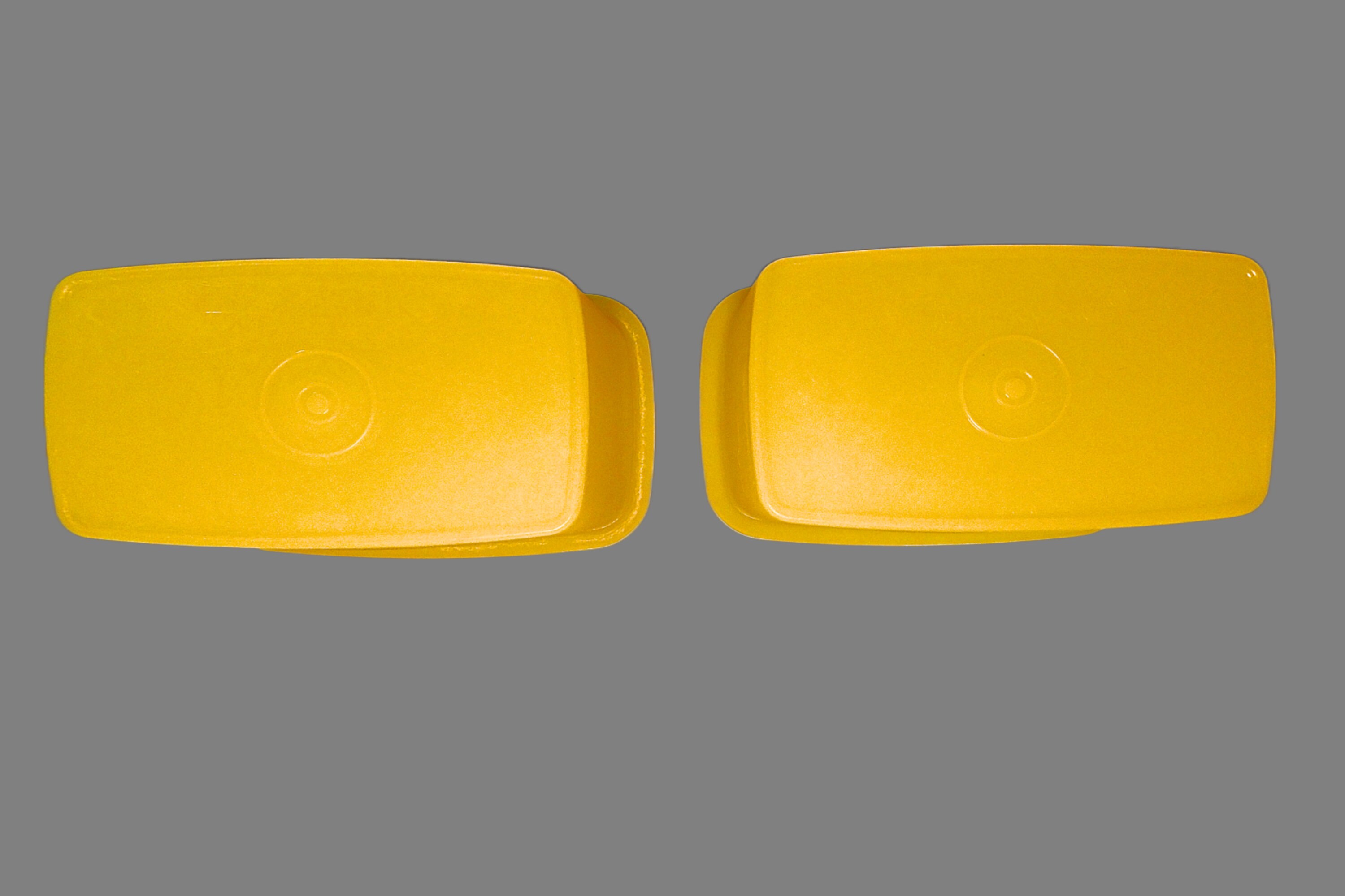 Two Vintage TUPPERWARE Rectangular Shelf Saver Containers 1243 With ...