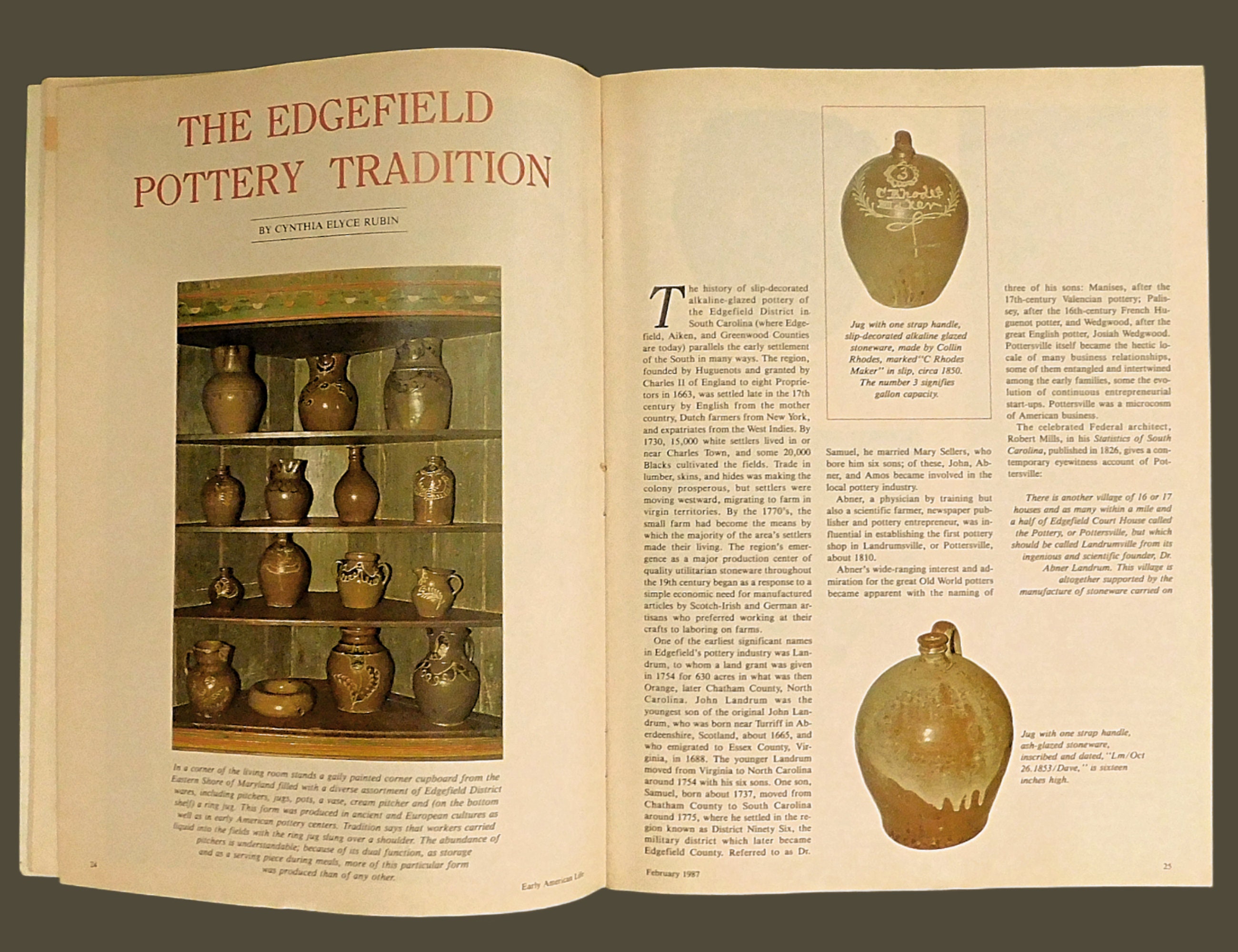 3 Vintage Back Issues EARLY AMERICAN LIFE Magazines From 1987 Old New ...