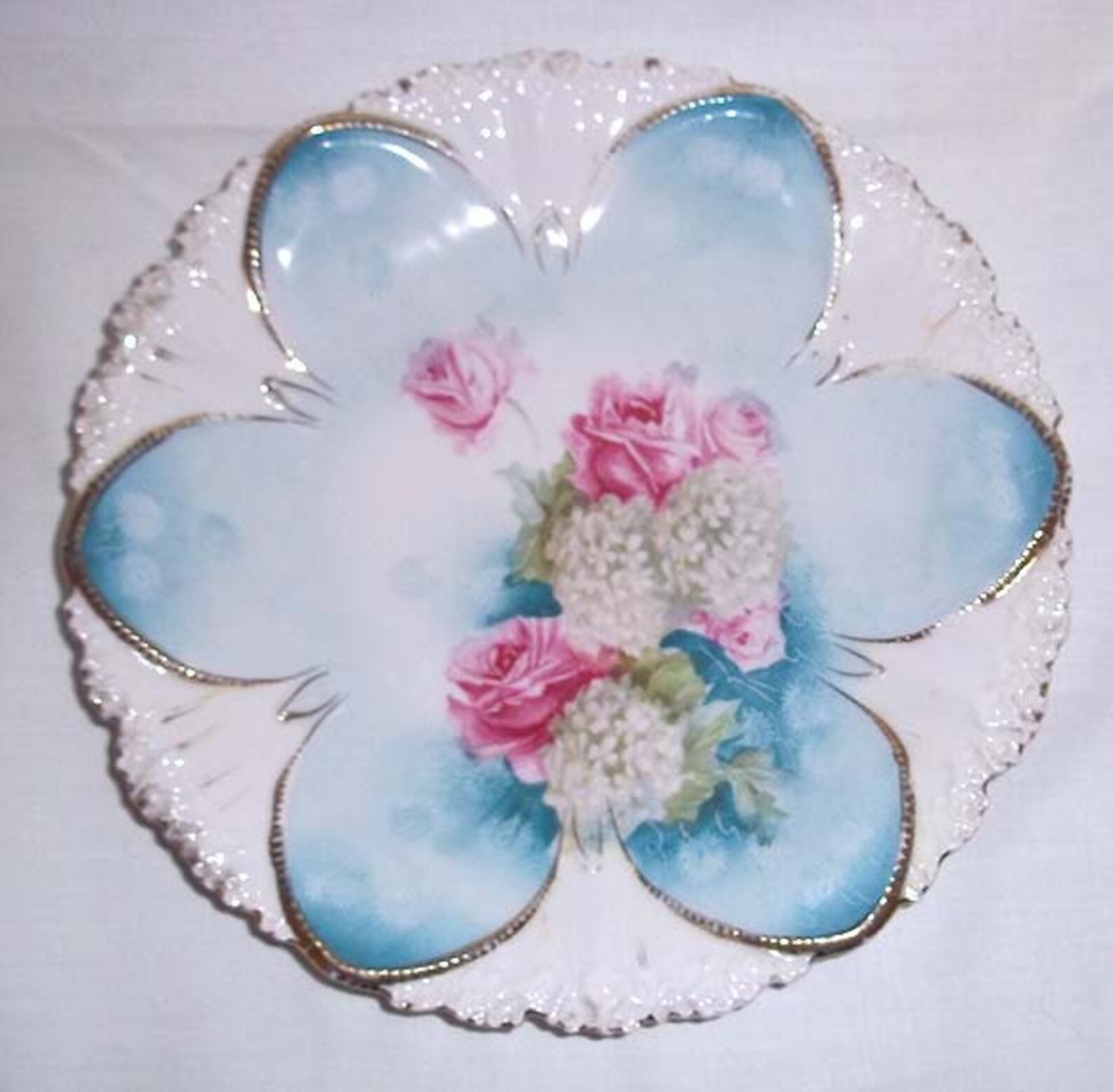 Vintage RS Prussia Ornate 8-1/2 Plate Roses and - Etsy