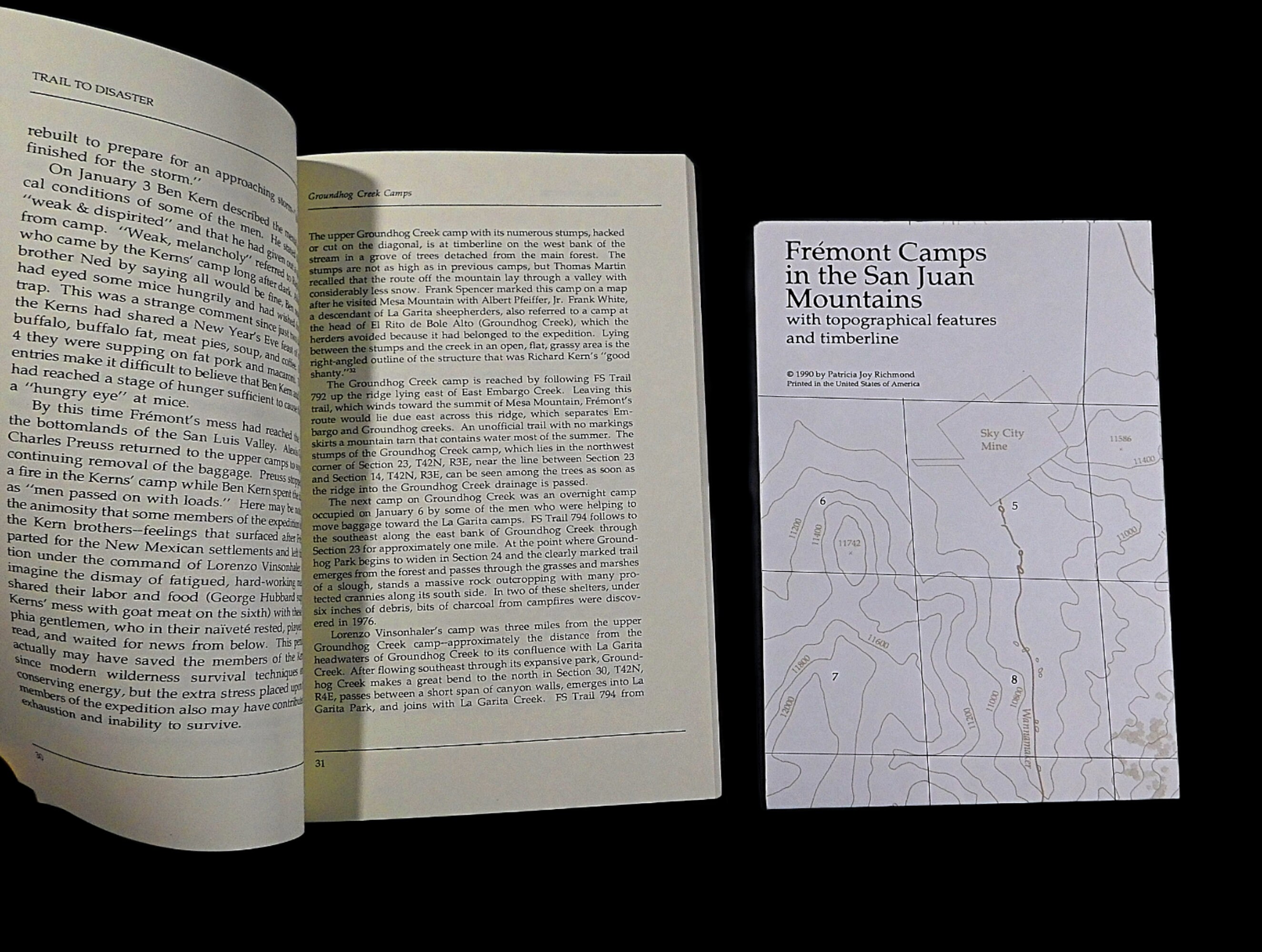 TRAIL to DISASTER - Patricia Joy Richmond - Route of John C. Fremont's ...