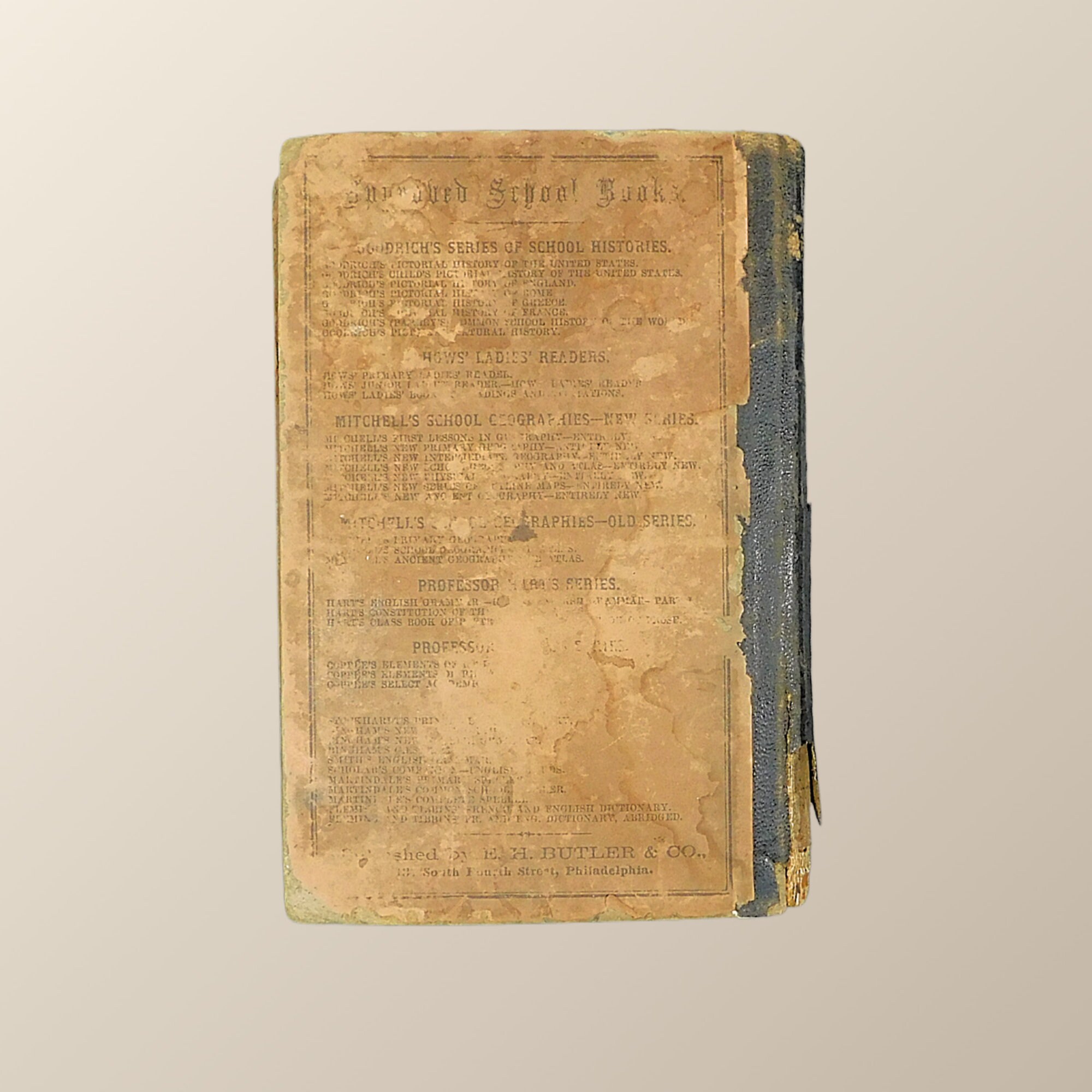 Antique 1870 Book Mitchell's School Geography A System of Modern ...