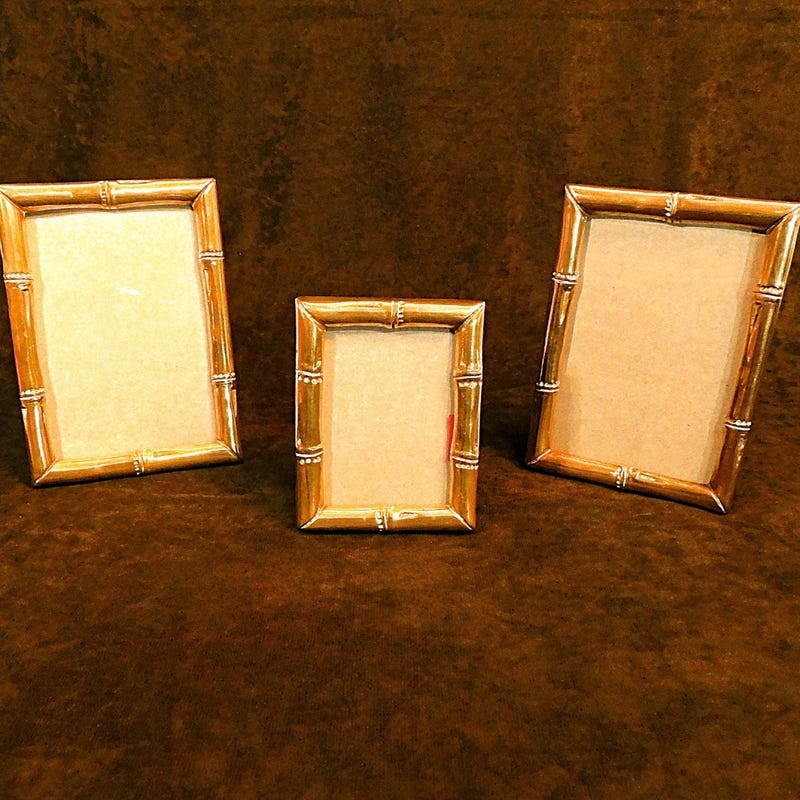 Bamboo Picture Frames - Etsy