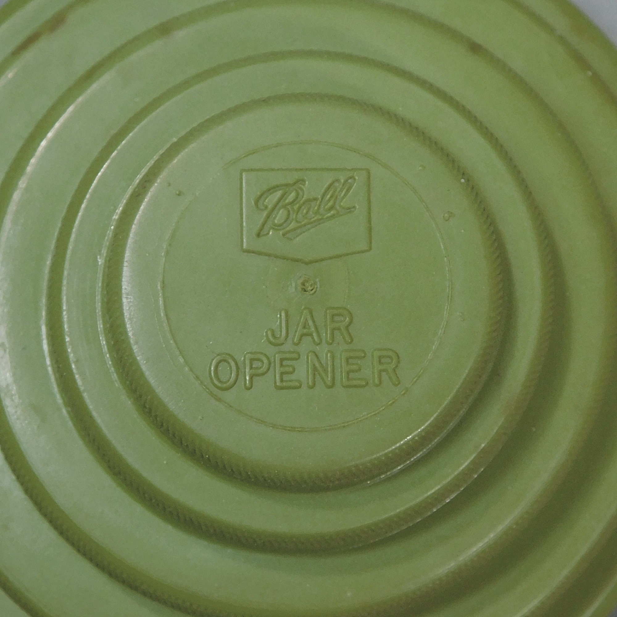 Vintage BALL Rubber Jar Lid Opener Avocado Green W.L. Gill Co Patent ...